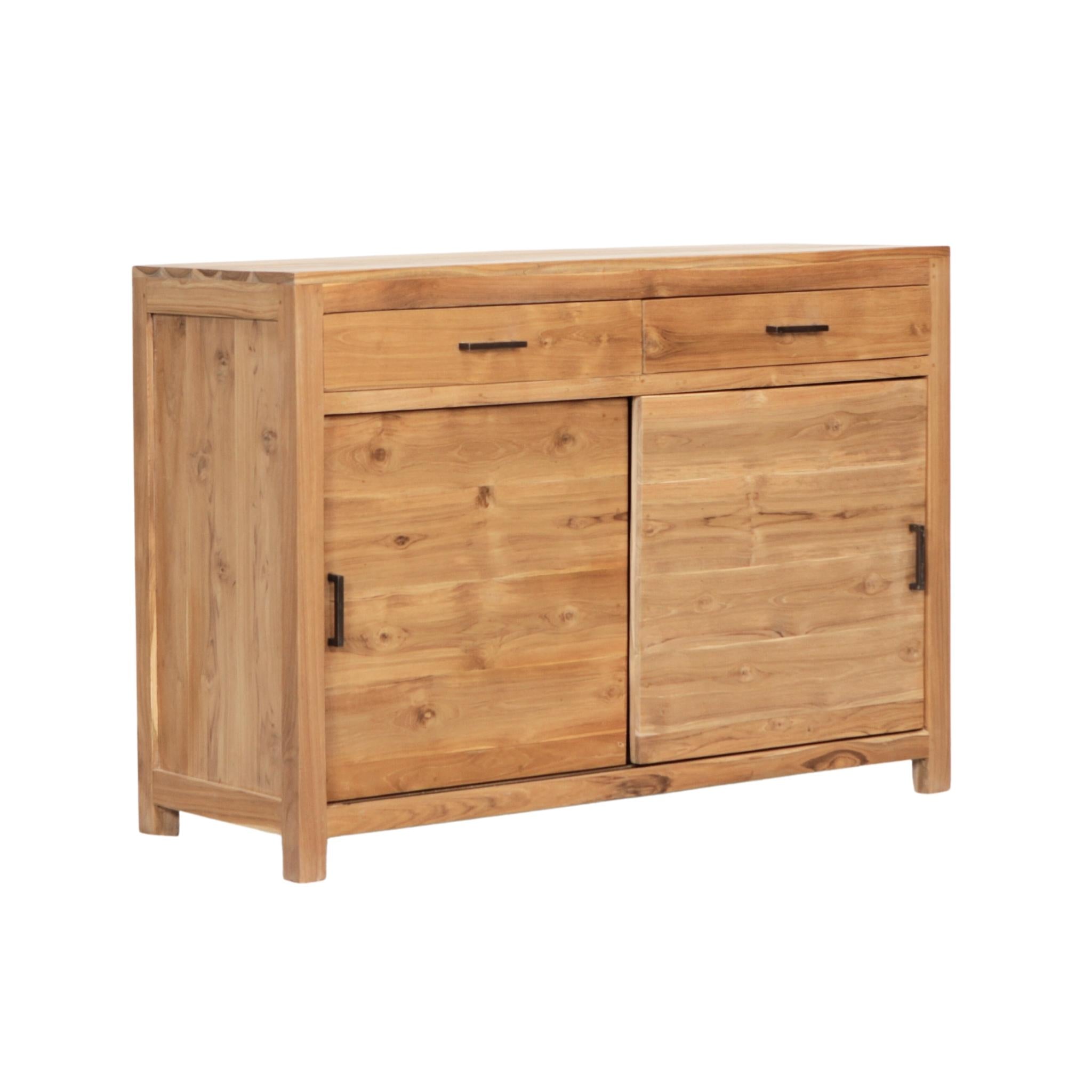 Buffet Teck 120cm Albertó - Élégant et Naturel – Caban'